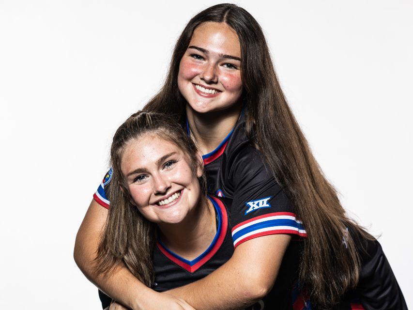 For Gabbie and Sophie Dawe, it’s a family affair at Kansas