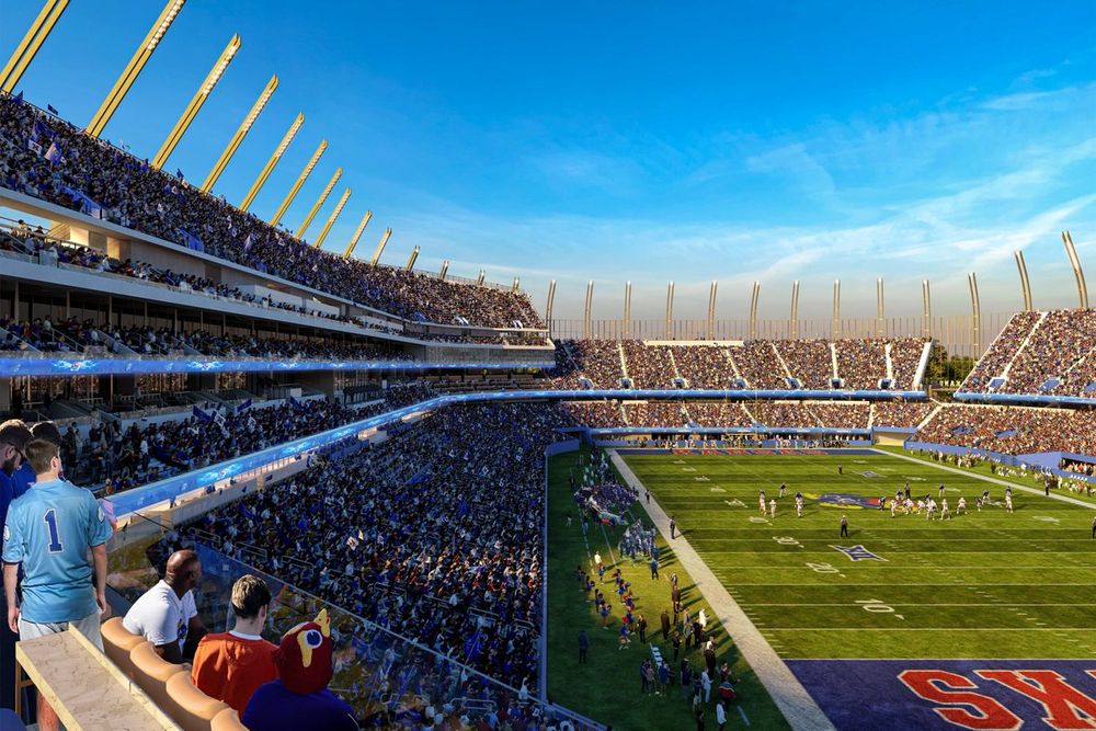 Photo Gallery: KU unveils new renderings for stadium project