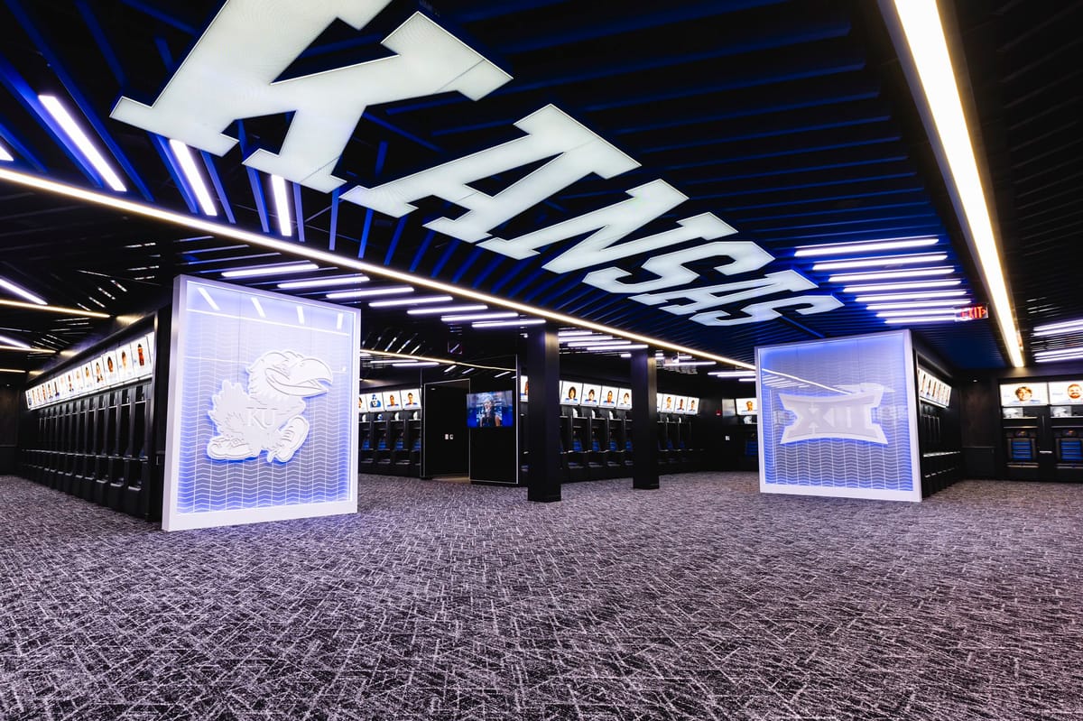 Jayhawks get first look at newly renovated football facility