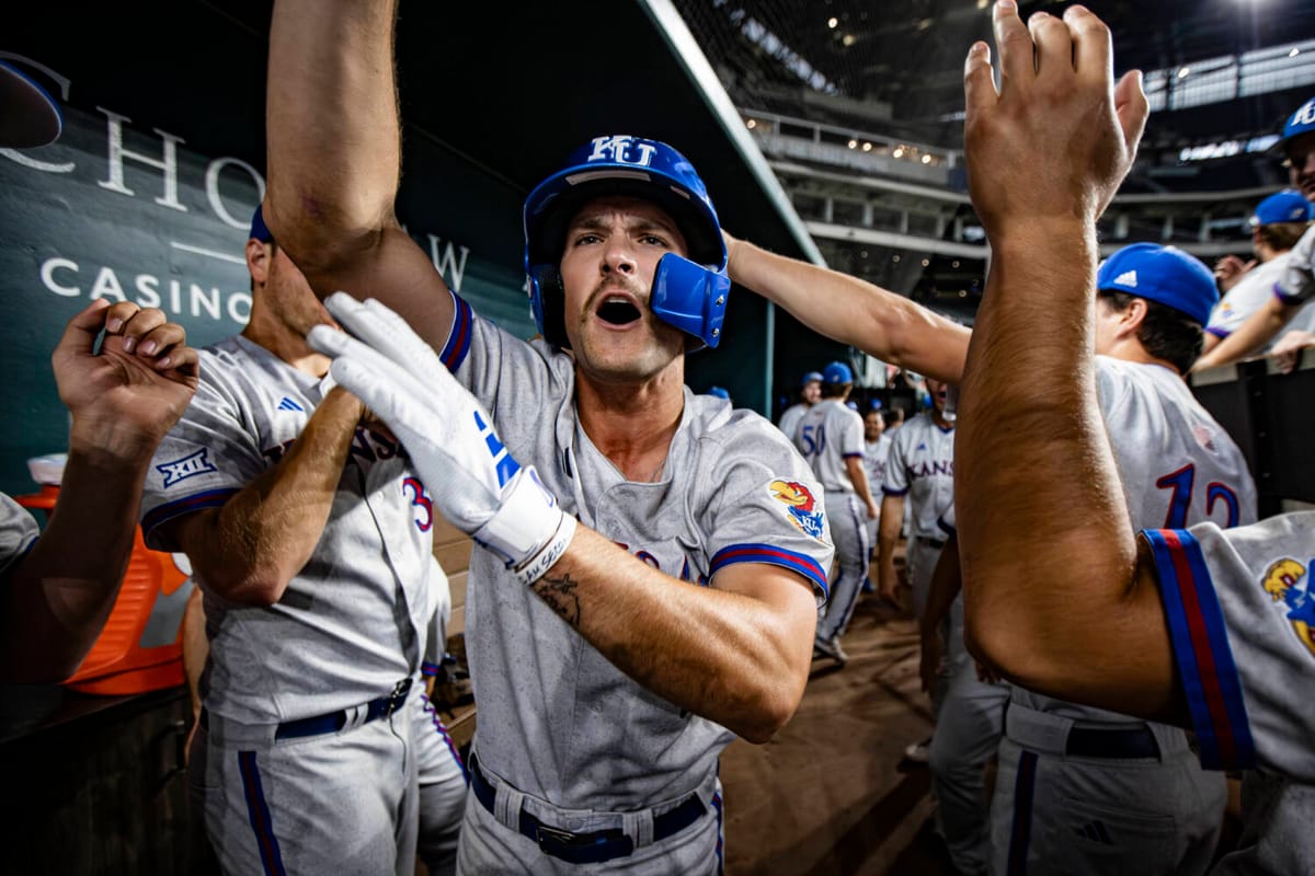 'Making our free throws' leads to KU baseball victory at Big 12 tourney